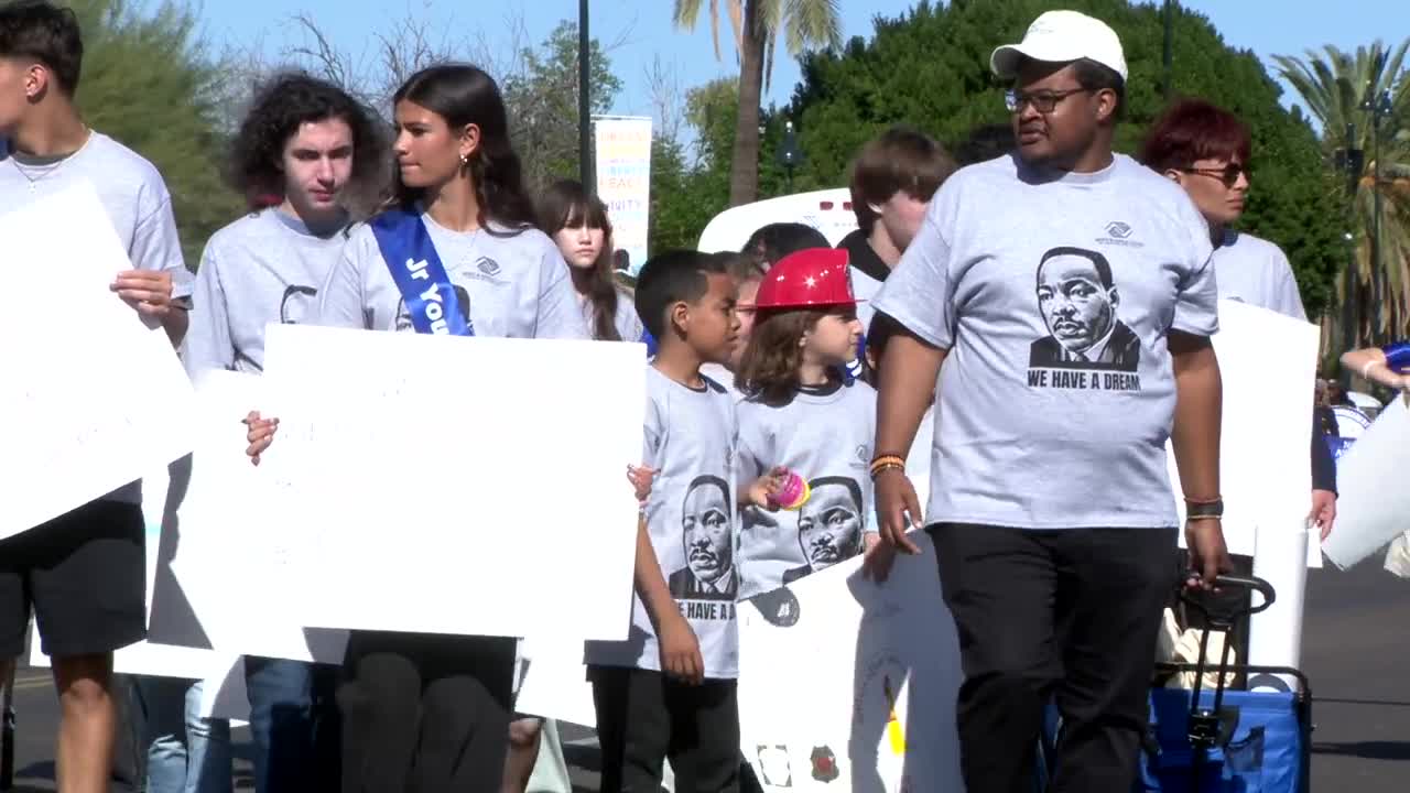 Parades and celebrations take place across the valley for MLK Day