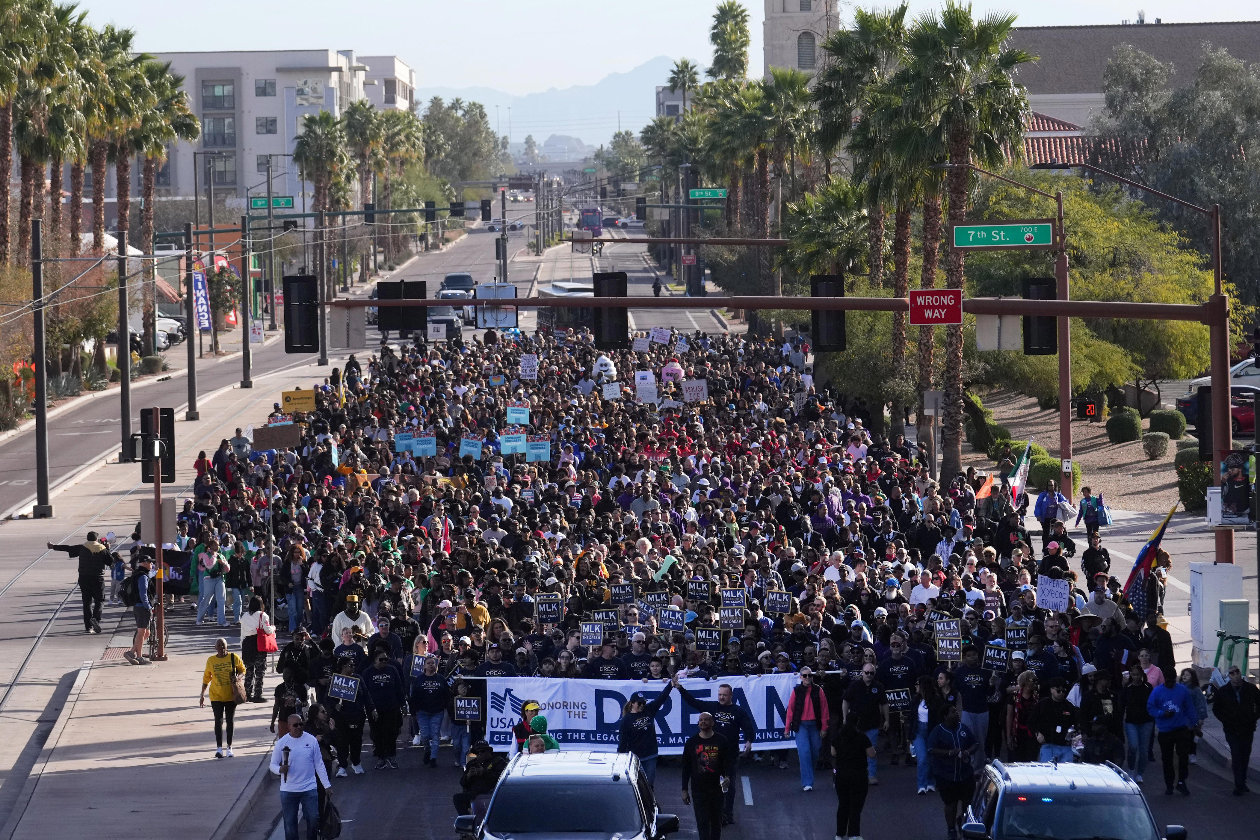 Thousands march to honor MLK, remember there is still 'work to do'