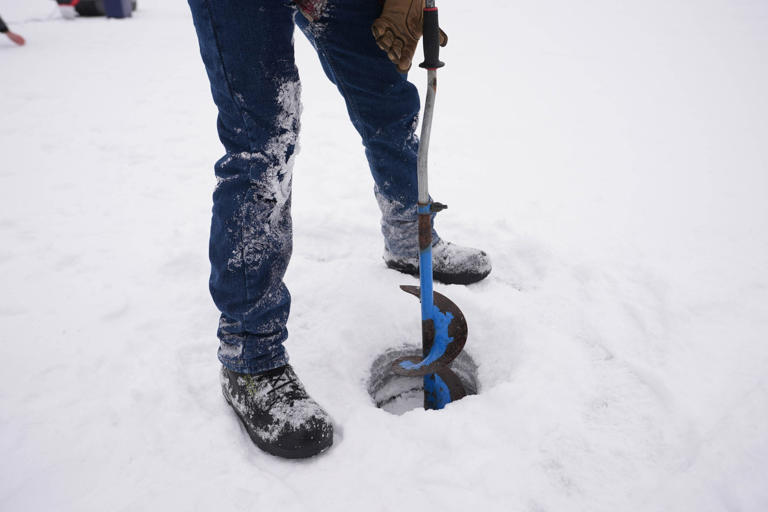 Two men dead after falling through the ice while fishing in New York