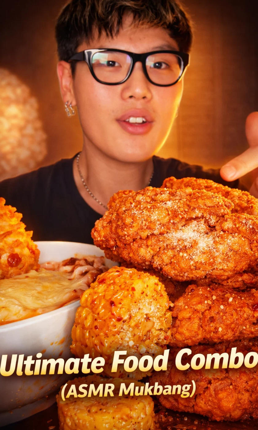 Crispy and spicy madness | Ultimate food combo (ASMR mukbang)