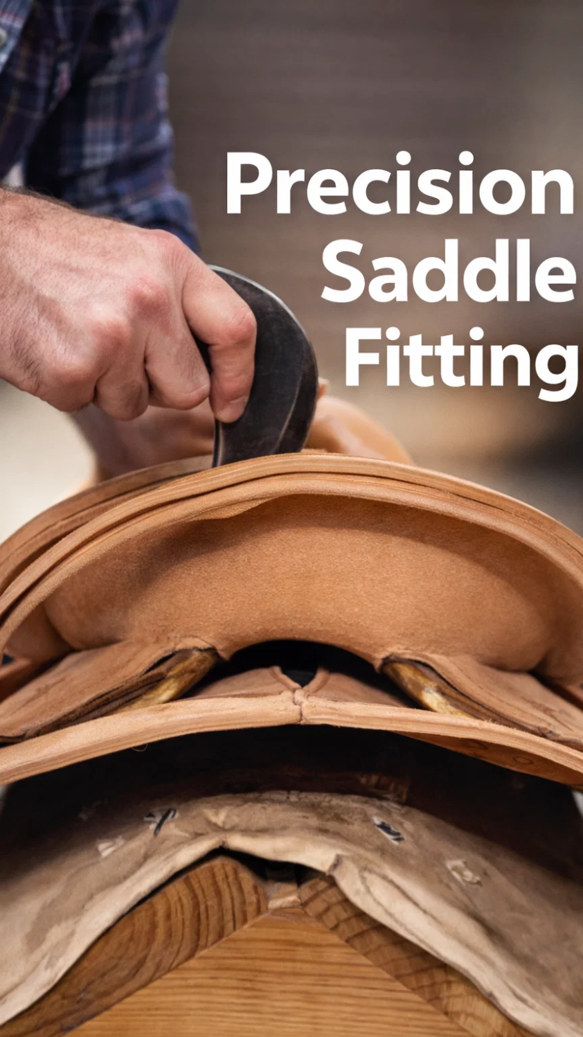 Precision saddle fitting | Shaping leather the traditional way