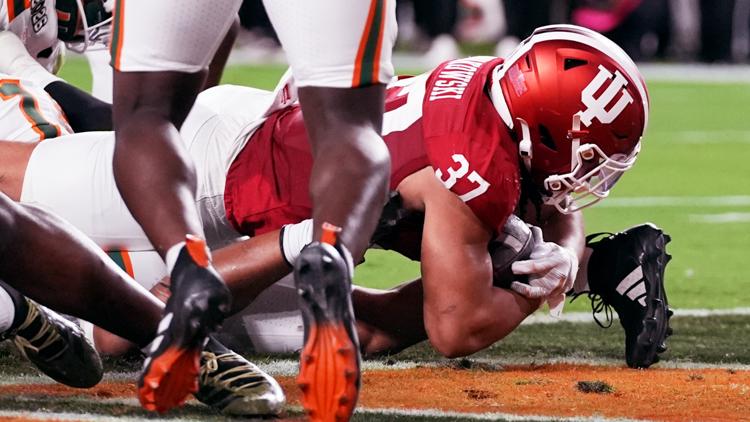 Indiana defense gives up first TD; Hoosiers lead Miami 10-7 in 3Q | CFP ...