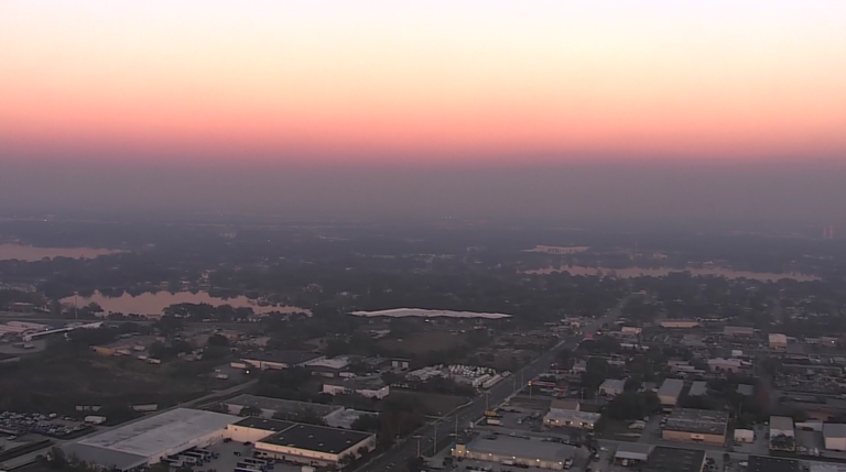 Smoke from Lake County prescribed burn spreading across Central Florida