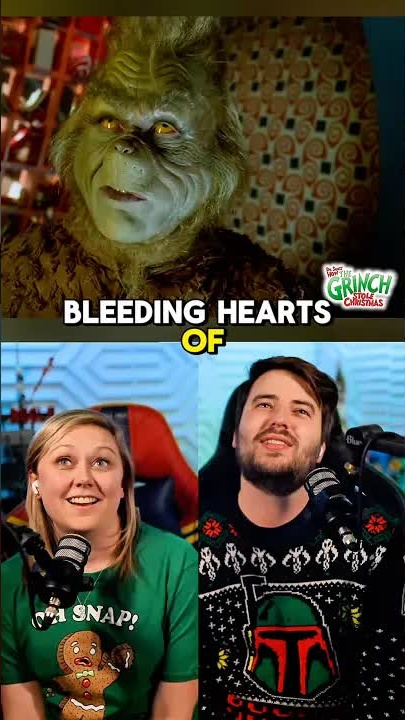 Bleeding heart! 😱 How the Grinch stole Christmas reaction!
