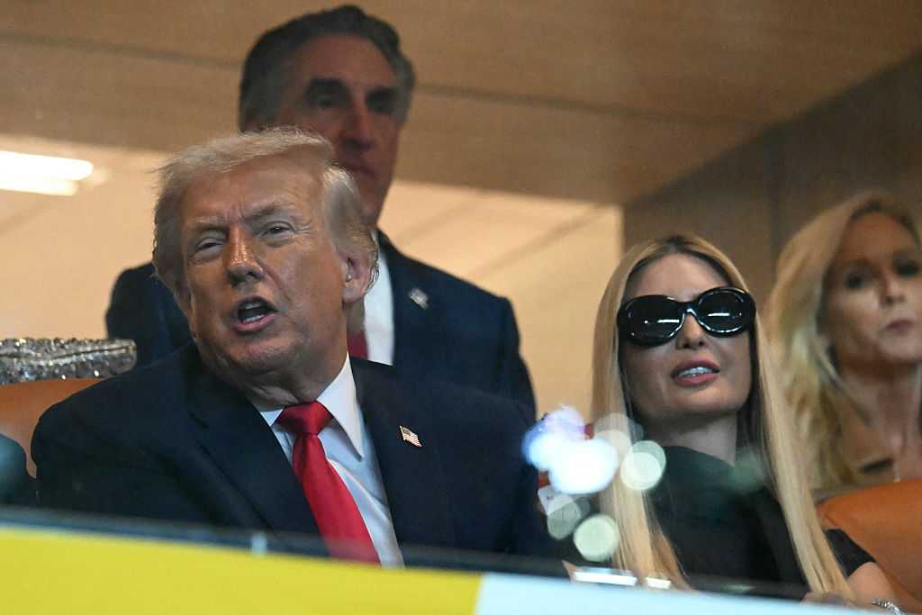 President Donald Trump at the 2026 College Football Playoff National ...