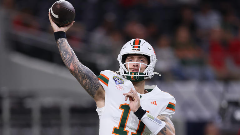 Miami QB Carson Beck predicted to potentially replace No. 1 overall pick