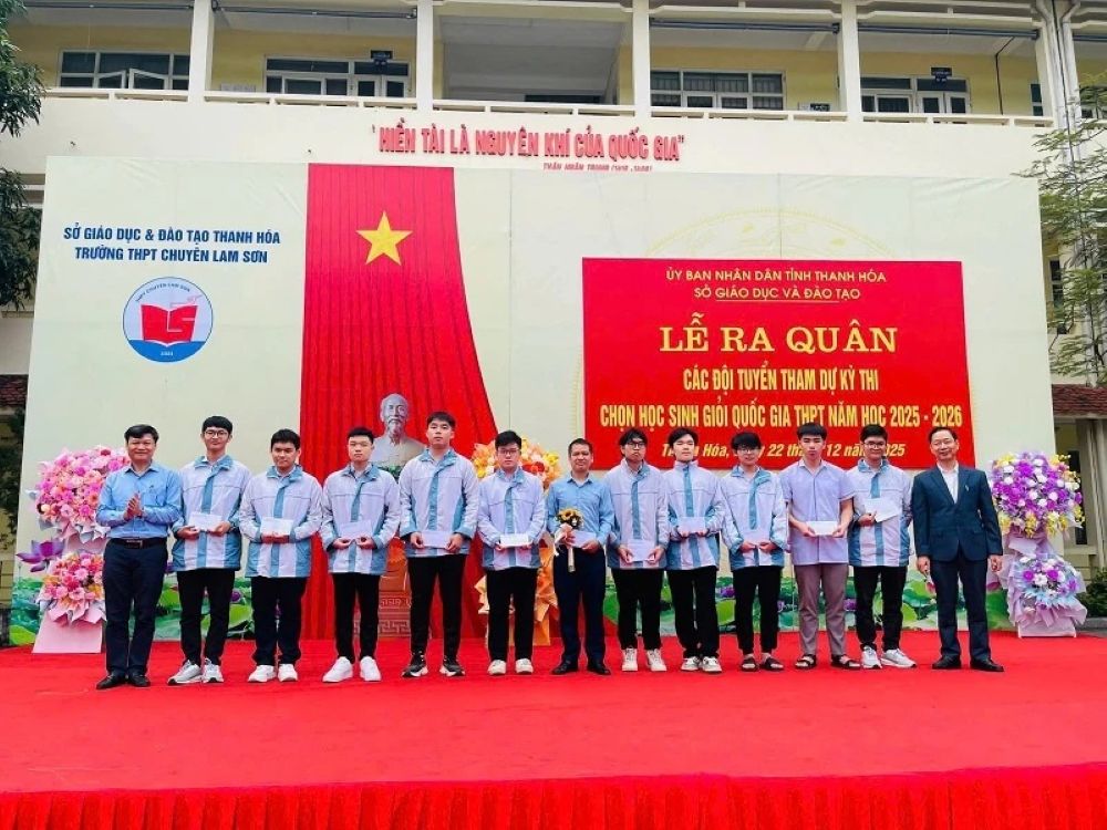 Trường THPT chuyên Lam Sơn có 86 học sinh đạt giải học sinh giỏi quốc gia