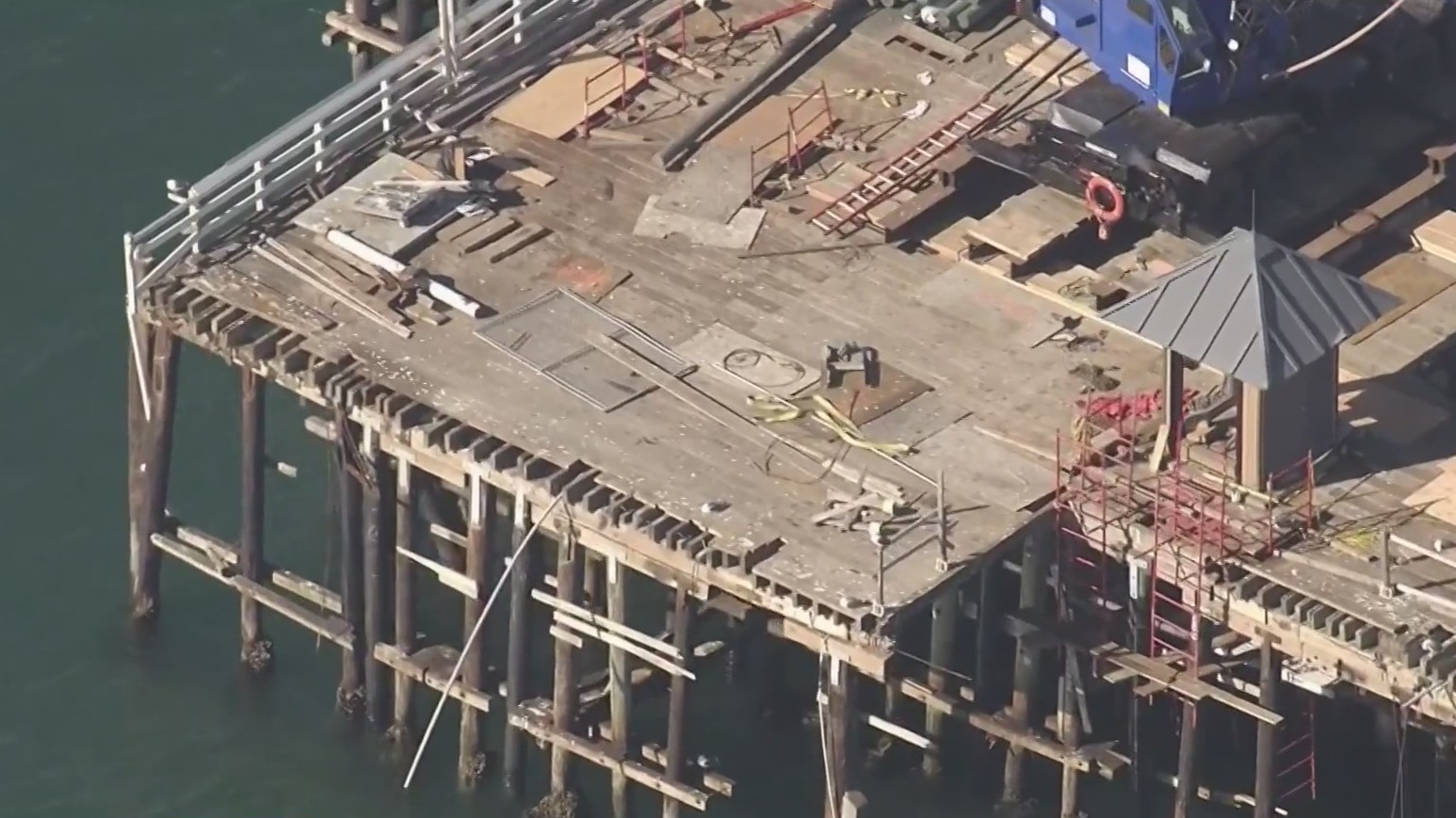 Damaged Santa Cruz Wharf nearing reopening after 2024 collapse