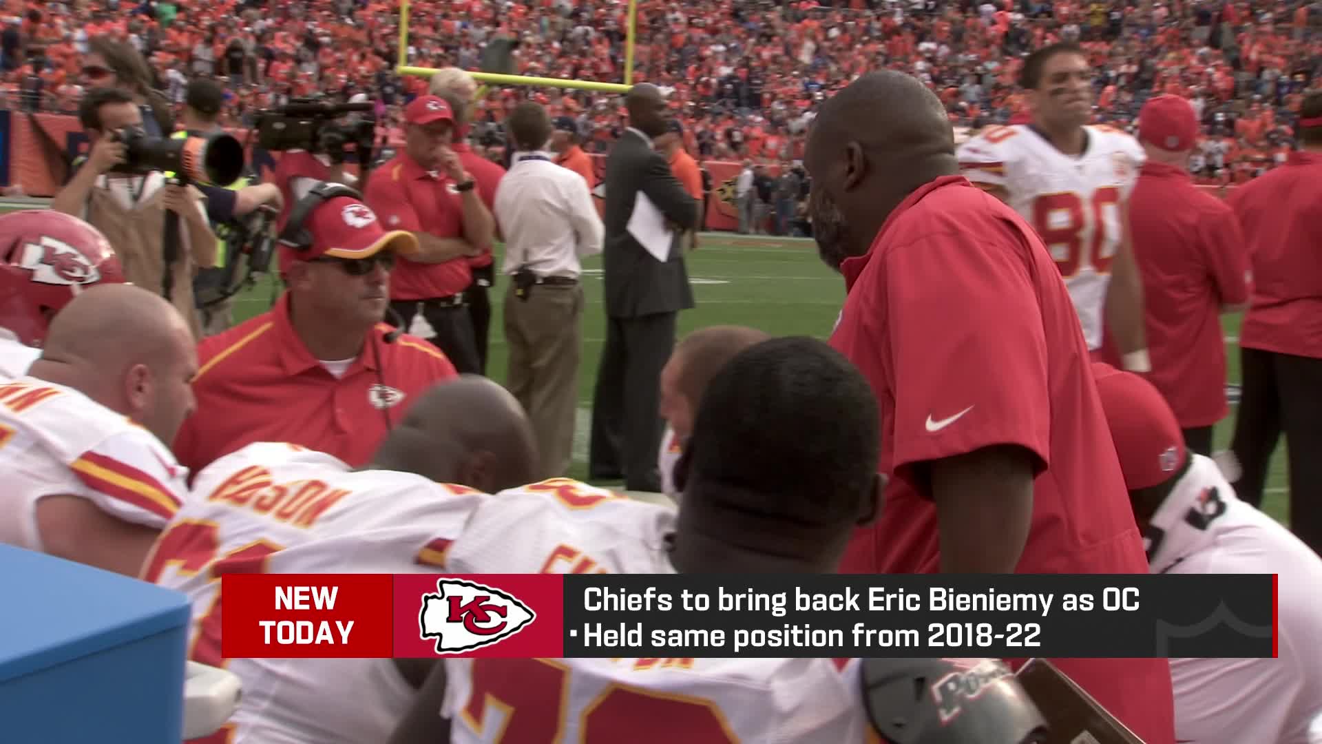 Chiefs bring back Eric Bieniemy as OC 'The Insiders'