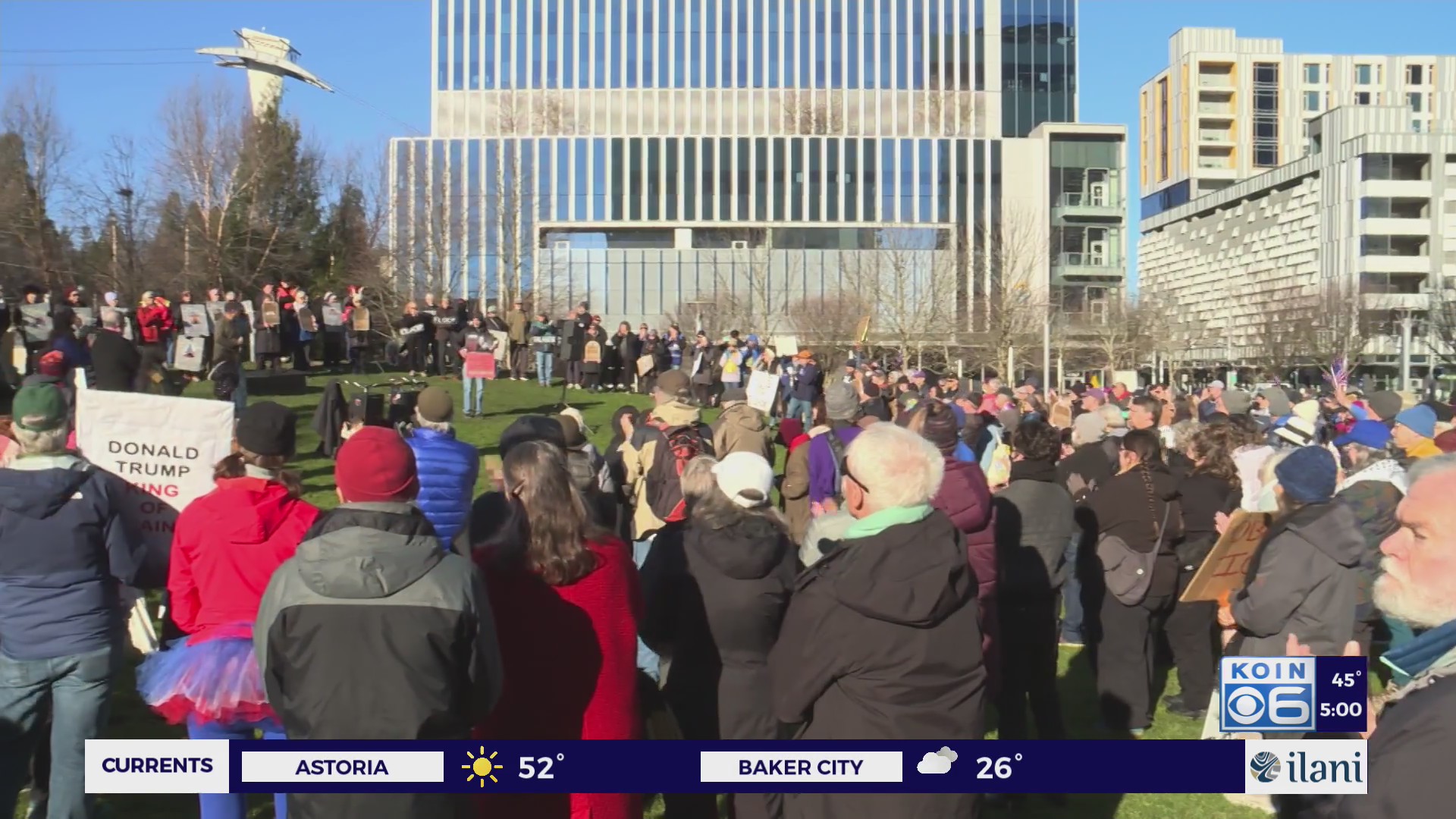 Hundreds march in Portland on MLK Day
