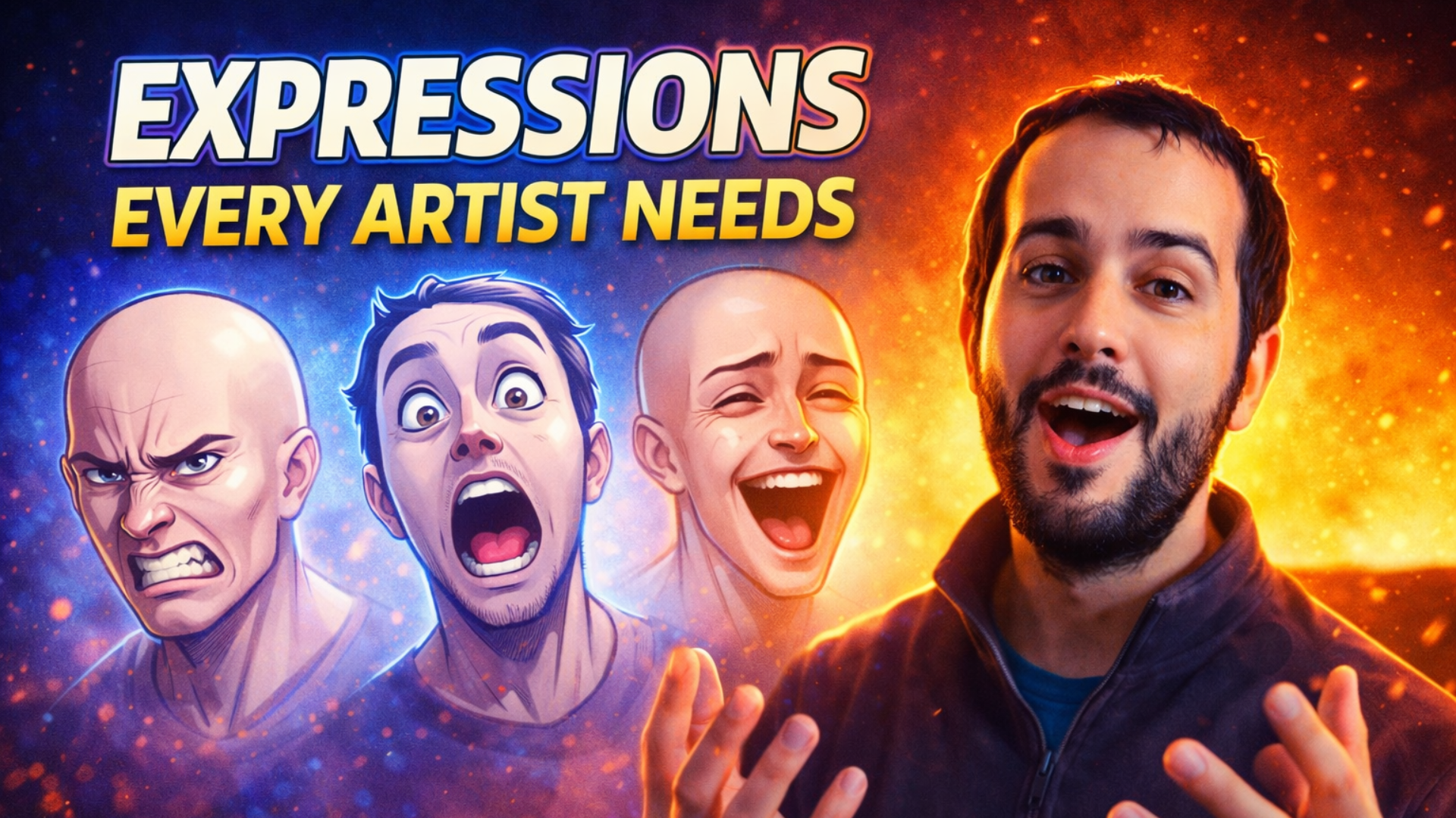 Three must-watch lessons for drawing facial expressions