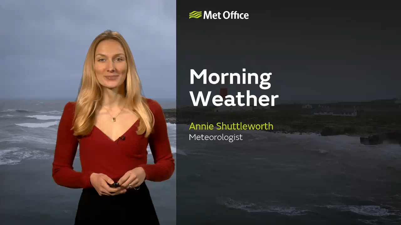 Met Office Tuesday morning weather forecast 20/01/2026