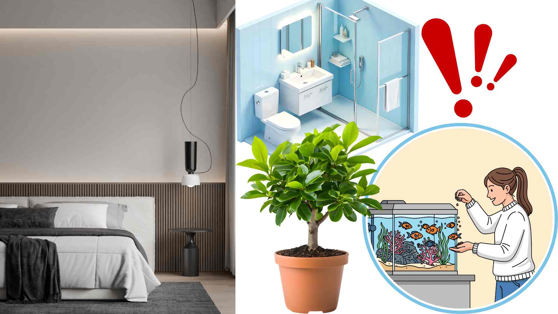 3 thiết kế cần tránh trong phòng ngủ