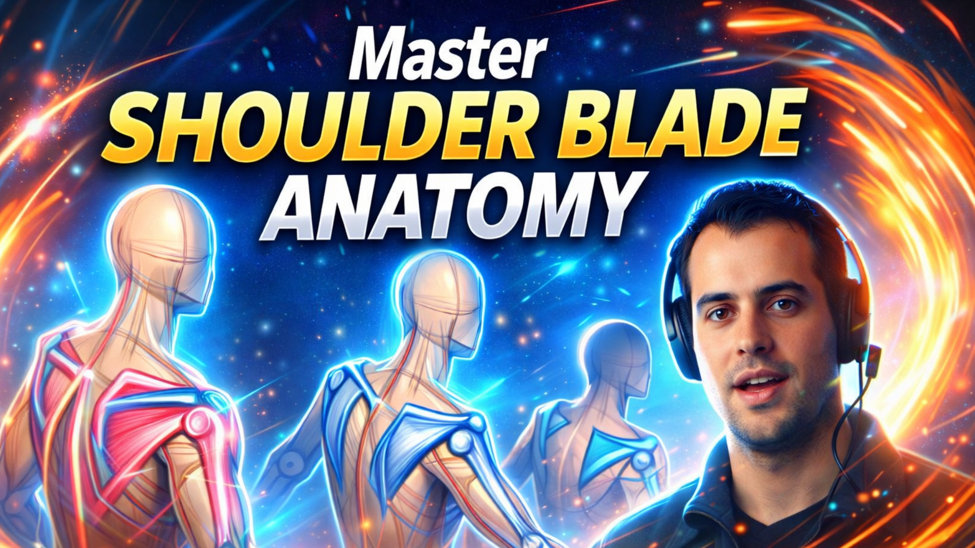 Drawing realistic shoulders by mastering shoulder blades