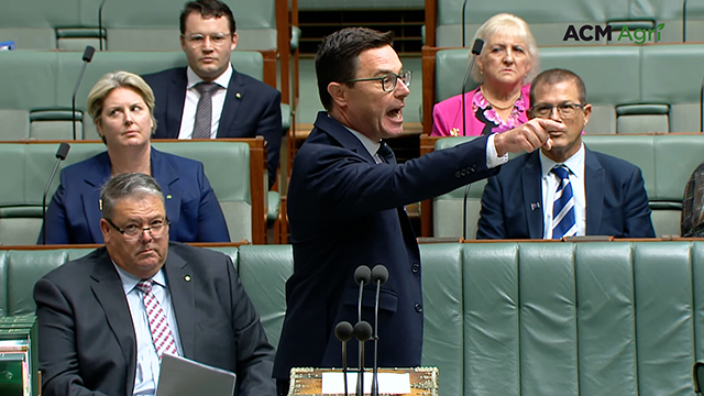 David Littleproud erupts over gun reforms