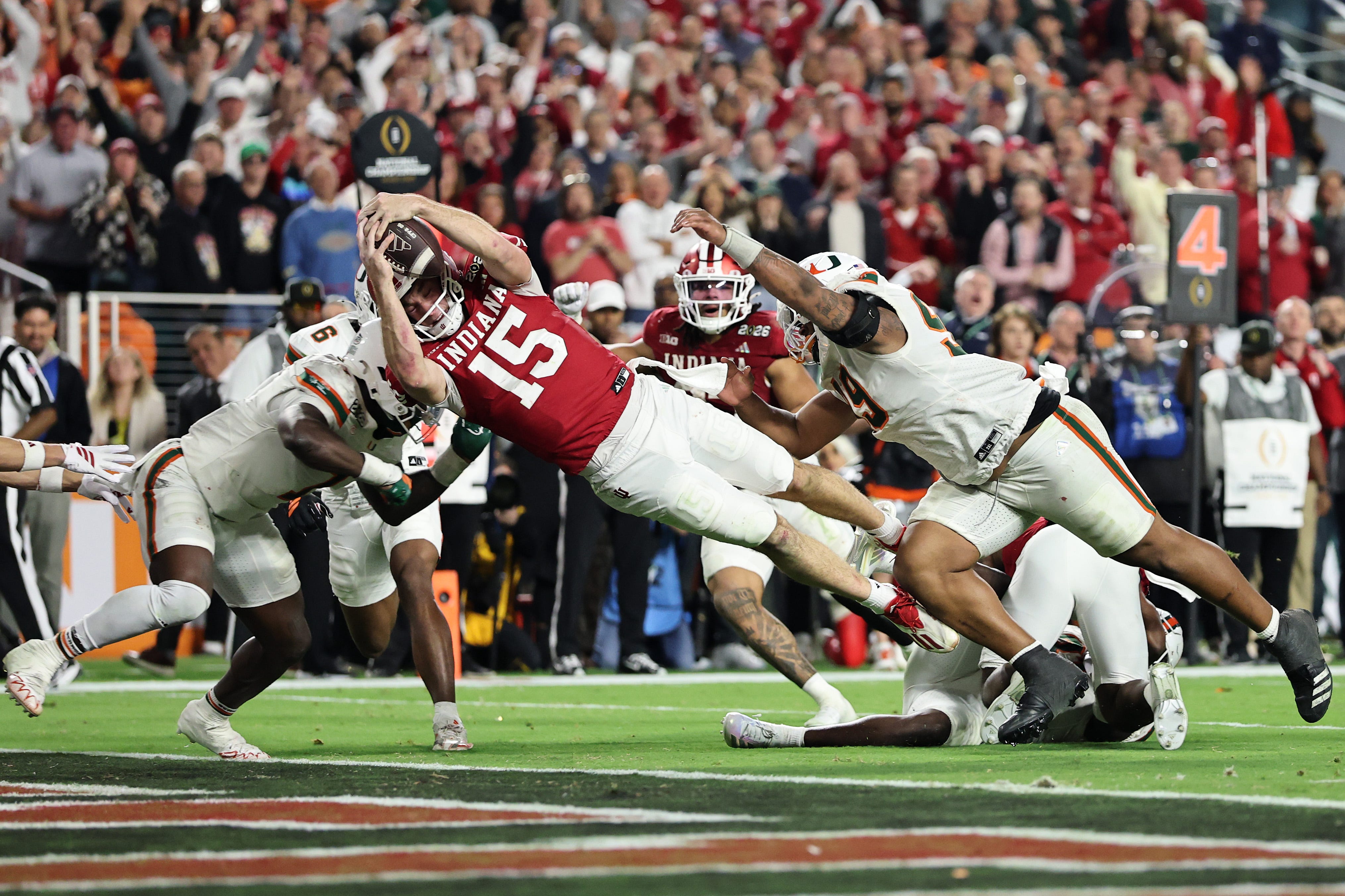 Who won the national championship game? Indiana vs Miami CFP score