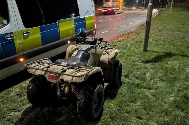 'Quad misuse is blight on our neighbourhoods' - Rise in vehicle-related ...