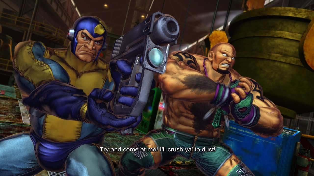 Street Fighter X Tekken Mega Man and Marduk