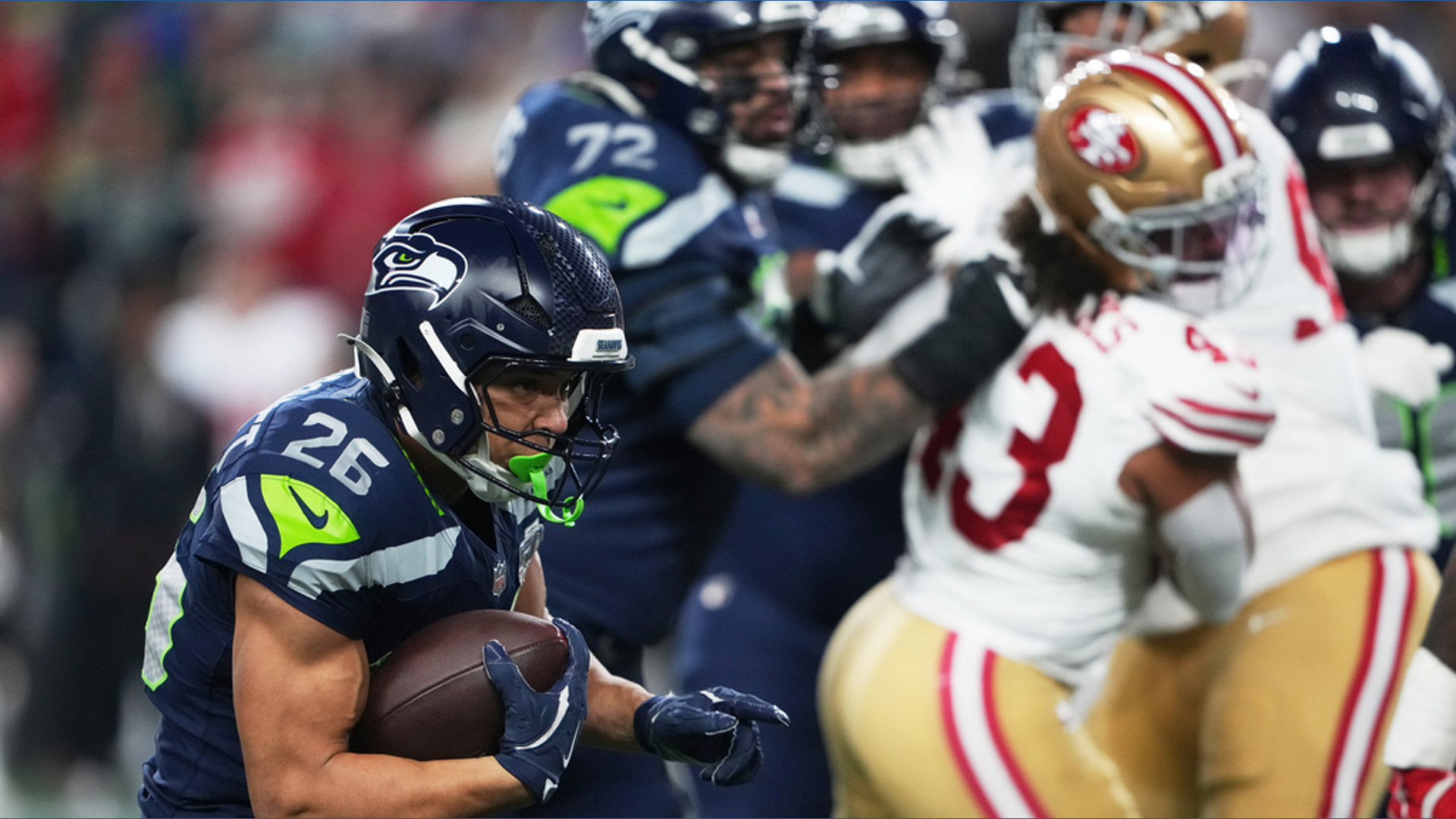 Seahawks running back Zach Charbonnet out for rest of playoffs