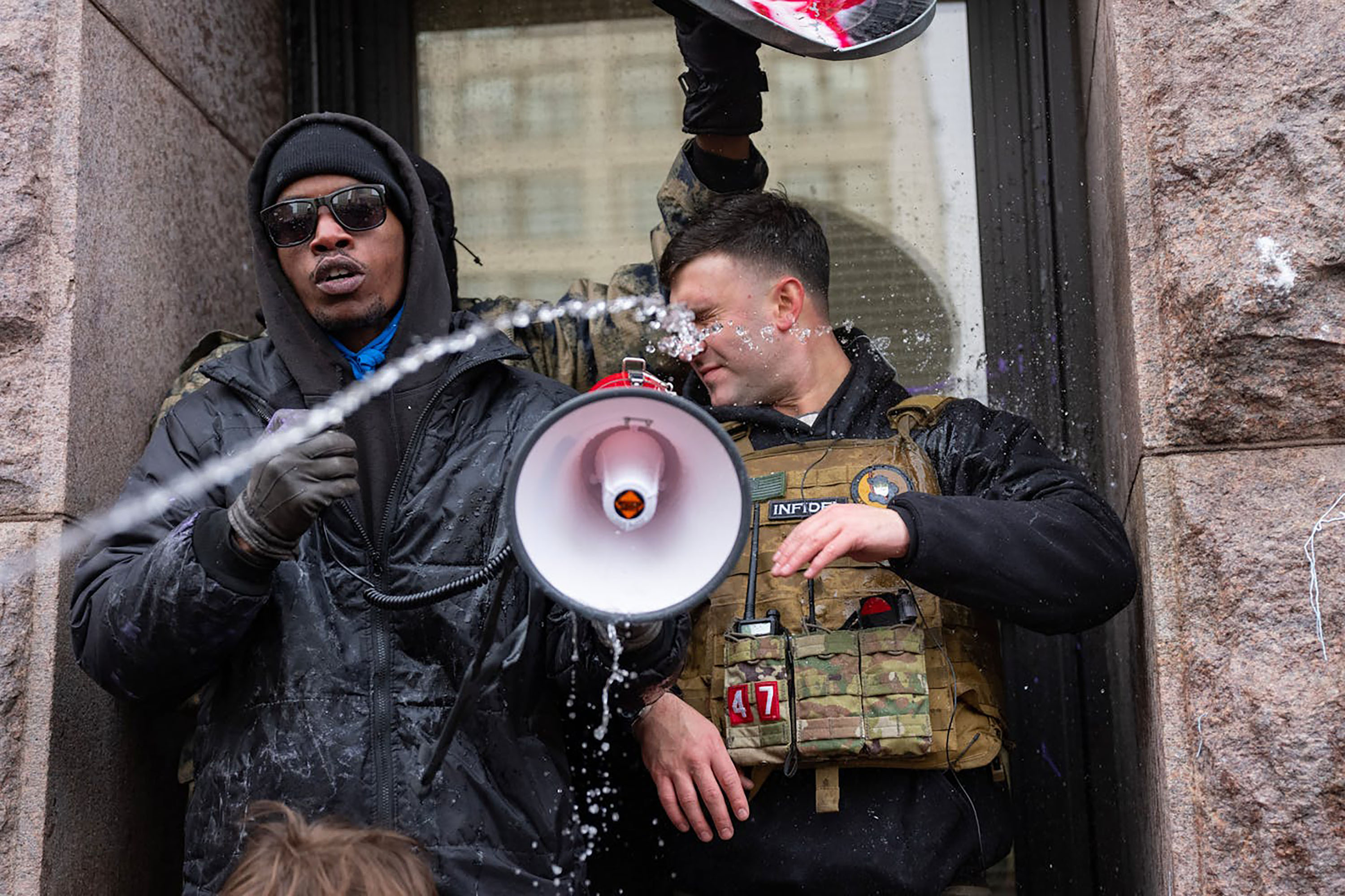 The Black man and women who rescued right-wing influencer Jake Lang ...
