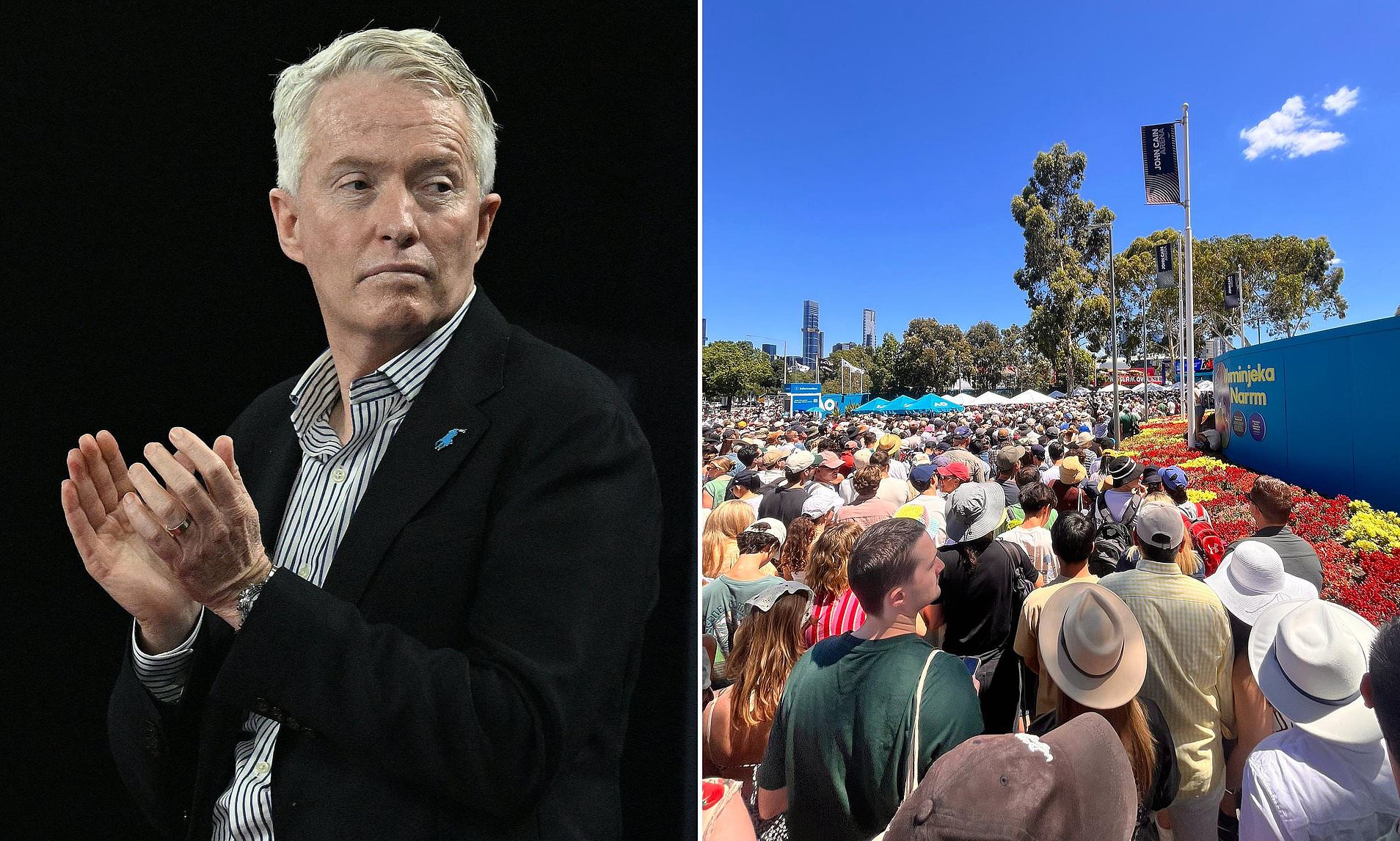 Australian Open boss gets hammered by fans who say the tournament is ...