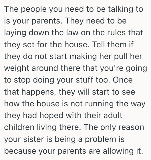 Brother finishes his chores because he’s grateful for his parents, so ...