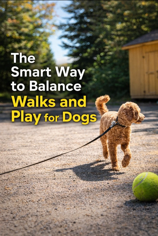 The smart way to balance walks and play for dogs