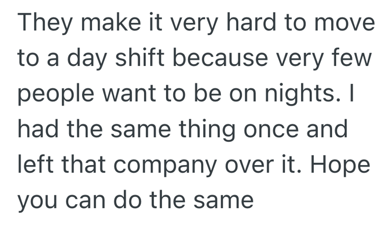 Stressed night shift worker takes time off for her mental health, but ...