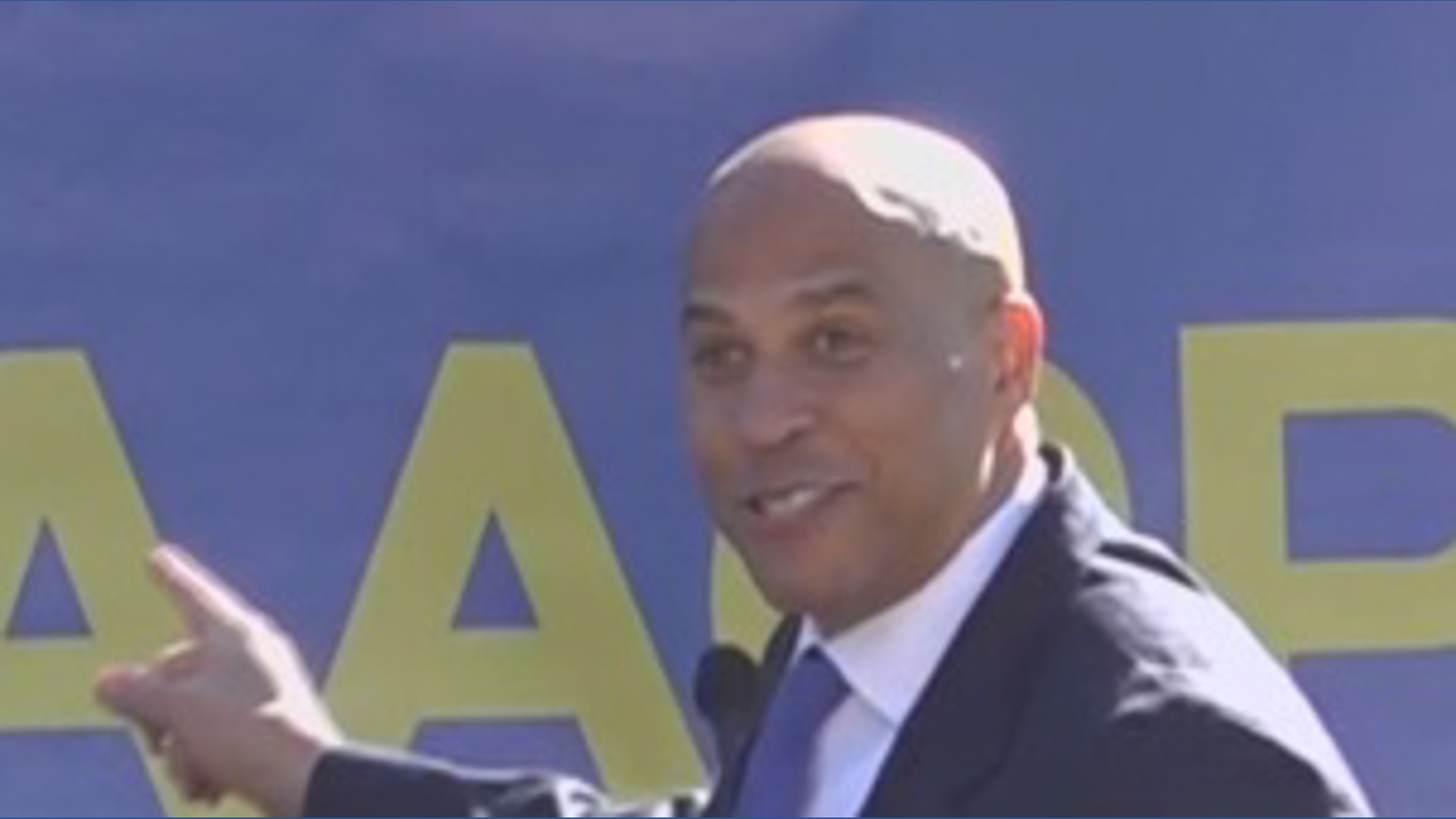 Sen. Cory Booker speaks at King Day event in Columbia