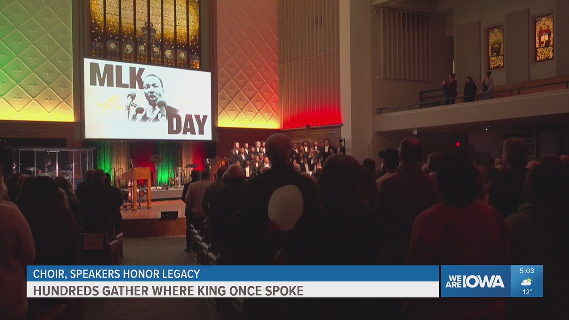 Des Moines commemorates Martin Luther King Jr. at church he spoke at ...