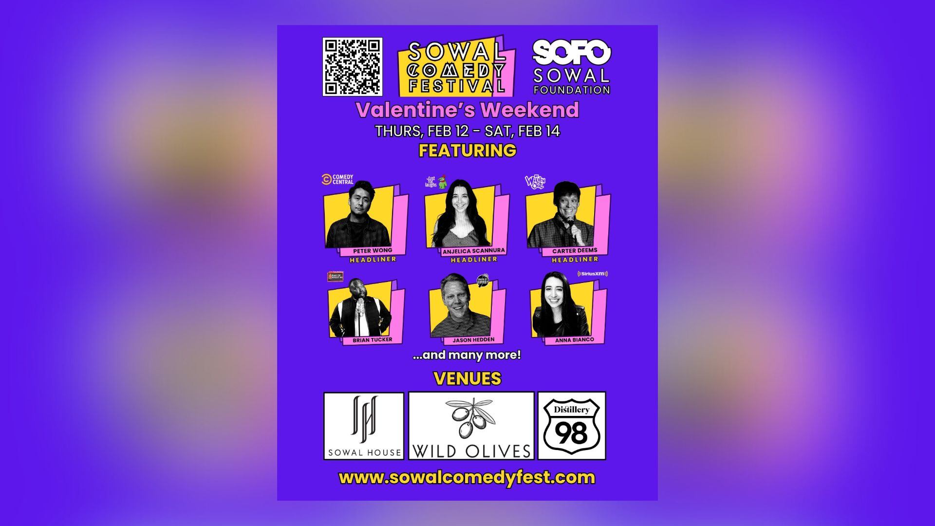 SOWAL comedy fest returns on Feb. 12th