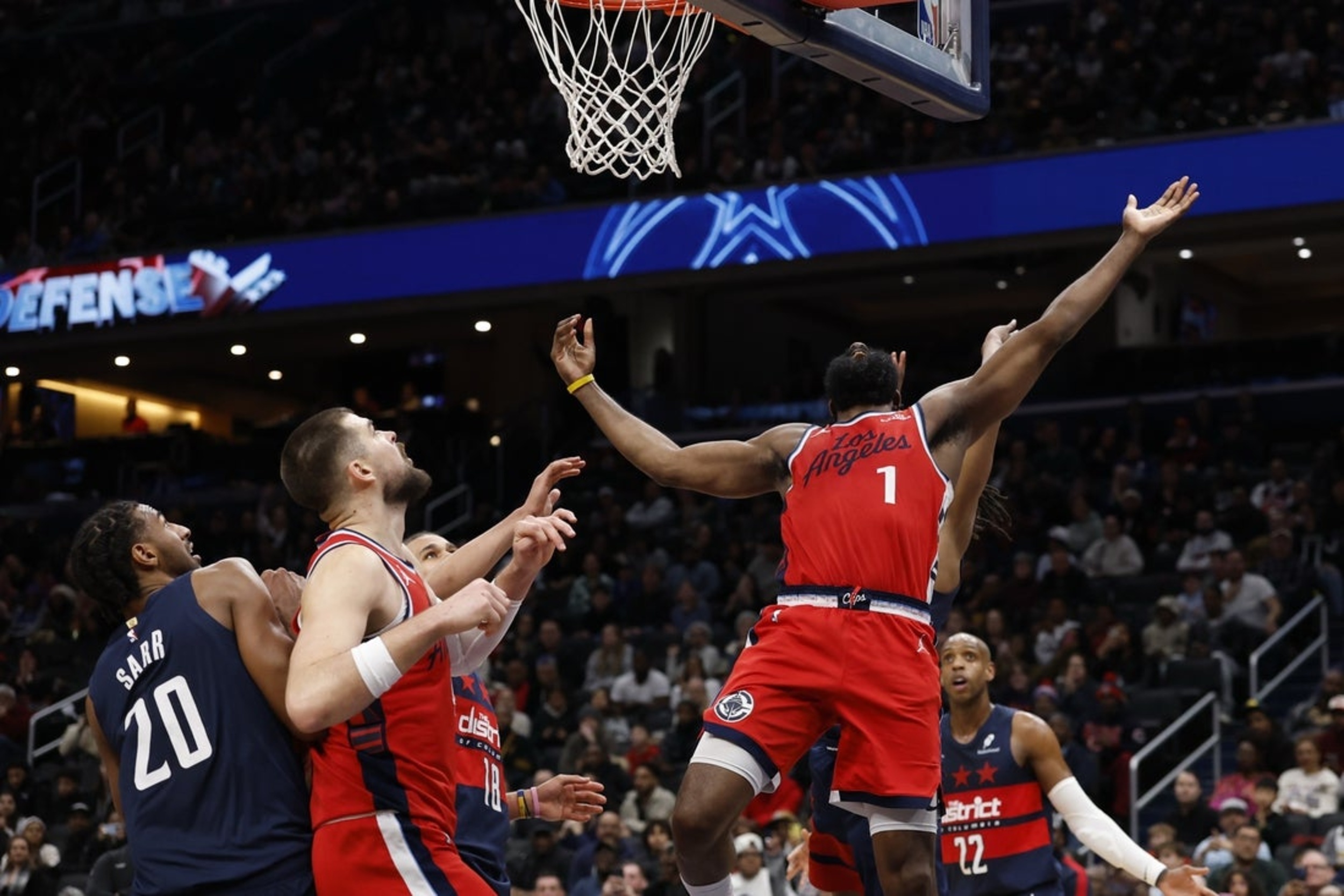 James Harden, Clippers top Wizards for 6th straight win