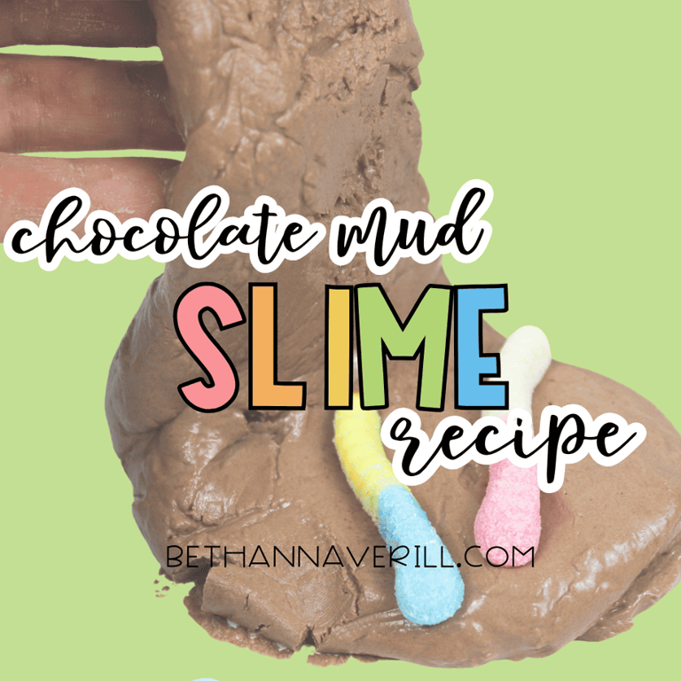 Chocolate mud slime recipe
