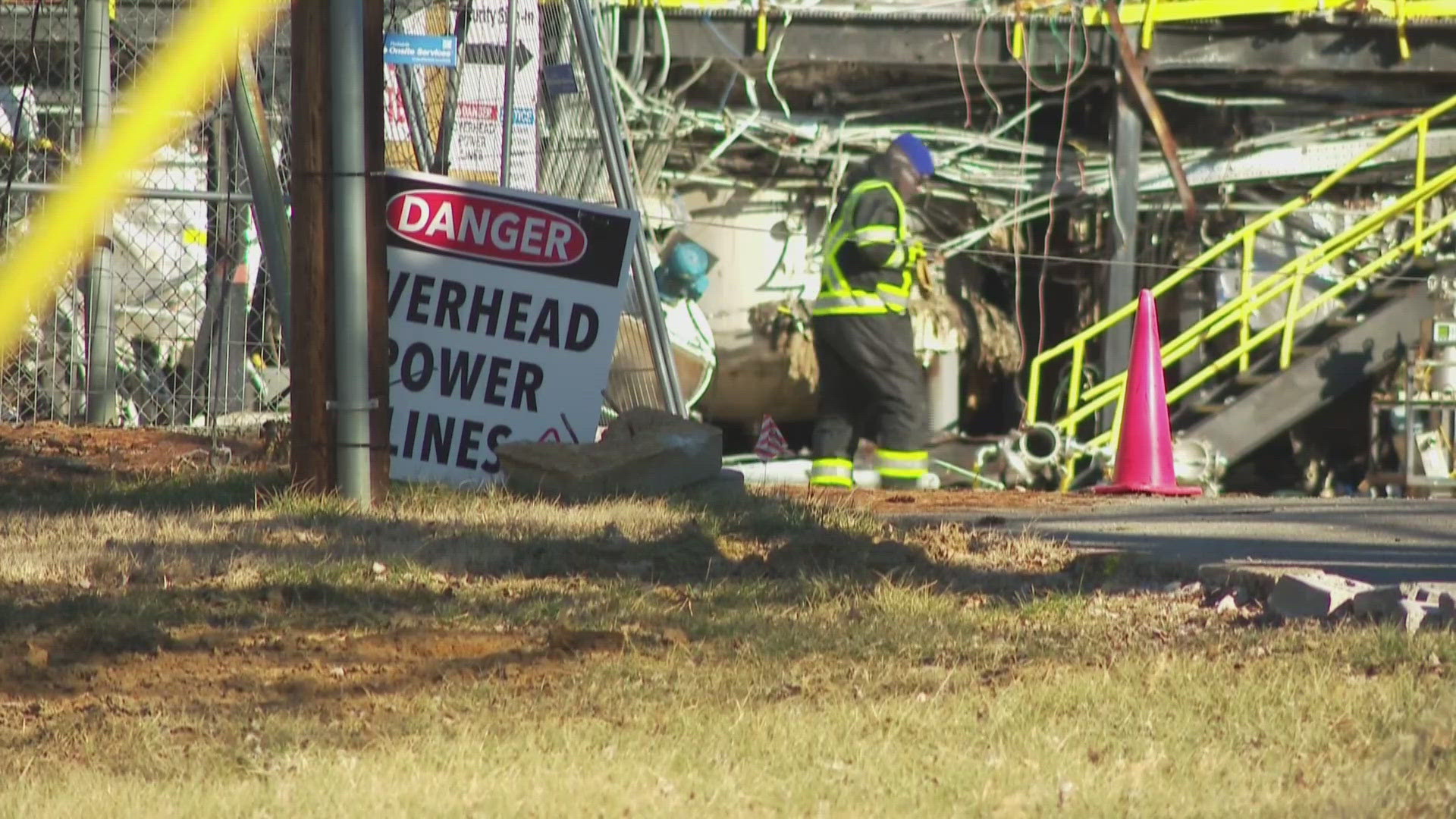 Demolition begins at Louisville's Givaudan plant explosion site