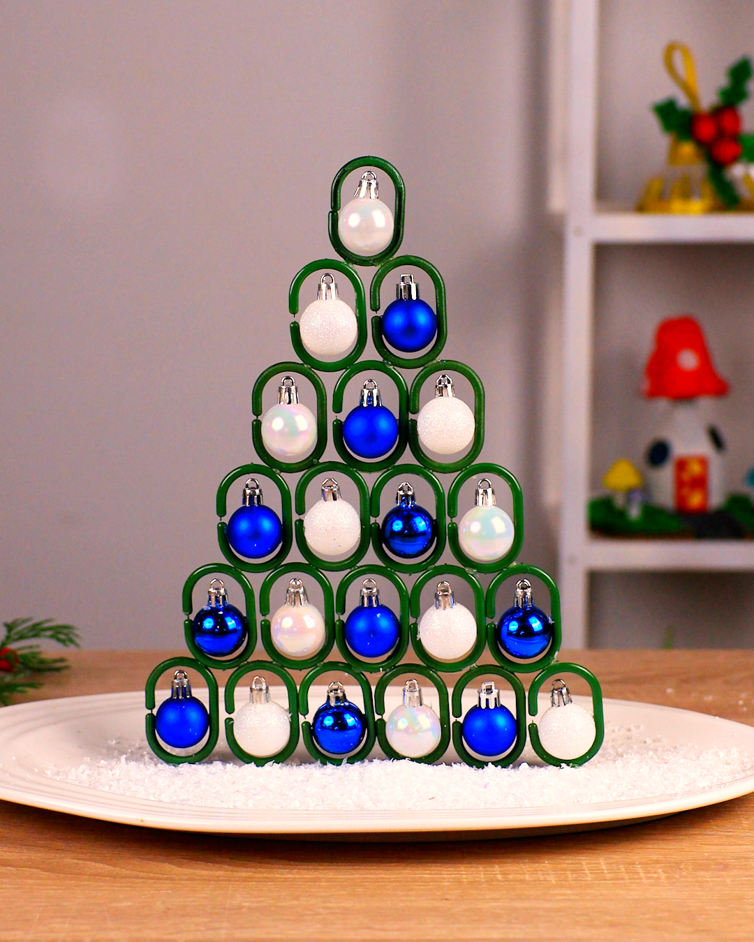 Mini Christmas bauble tree decor🎄