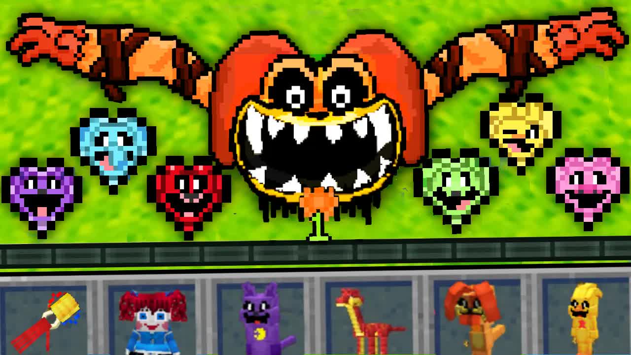 ¡Mineraft Pero Hay Corazones De Smiling Critters! Sparta356