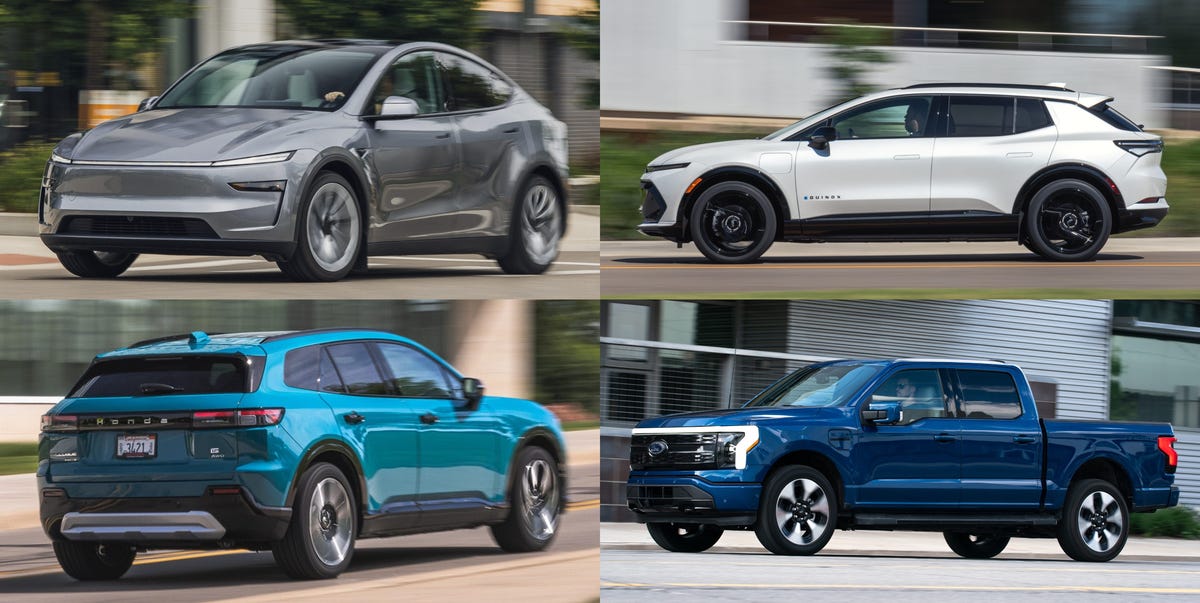 The 10 bestselling EVs of 2025