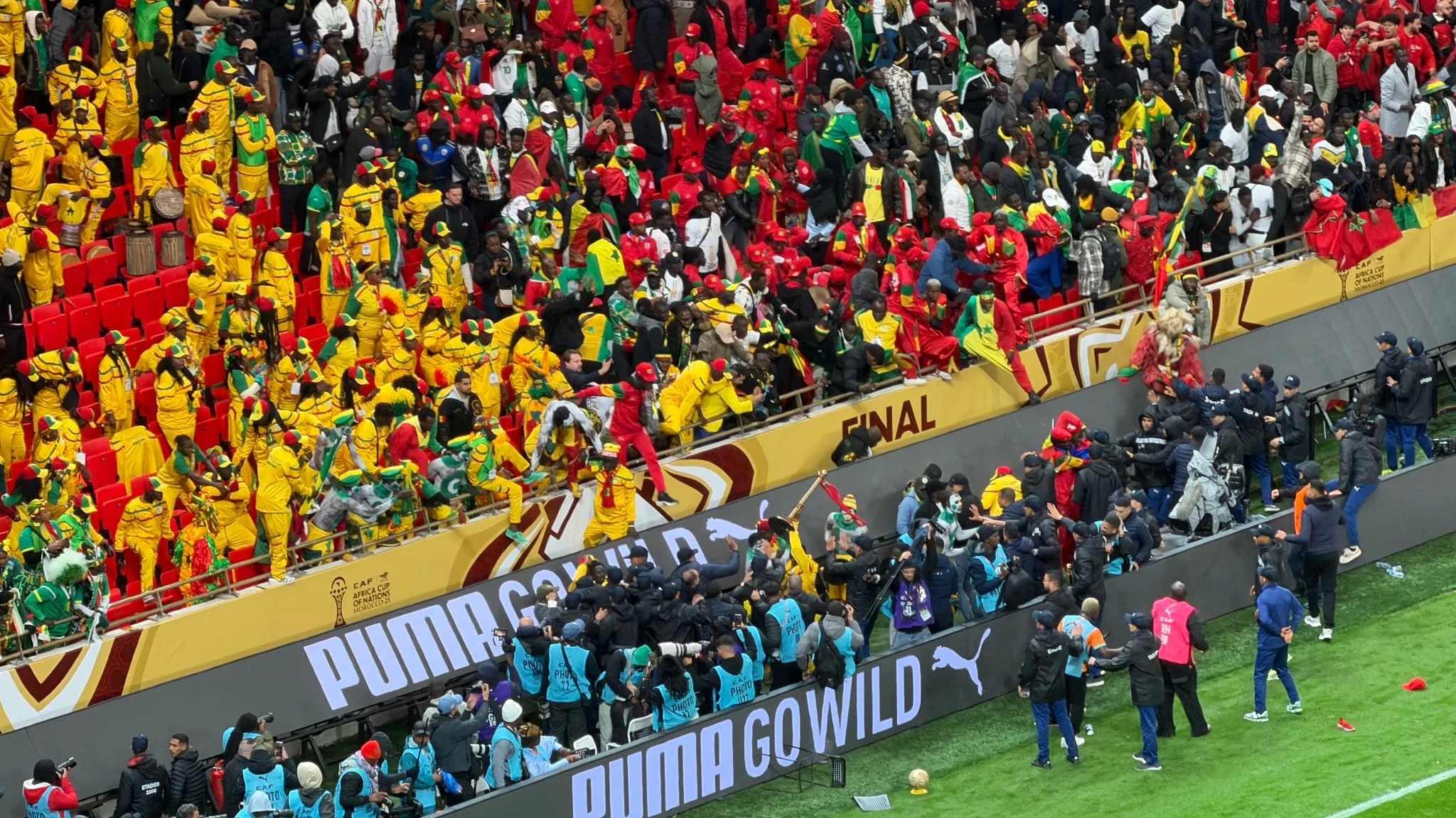 What CAF regulations say about incidents like the AFCON 2025 final?