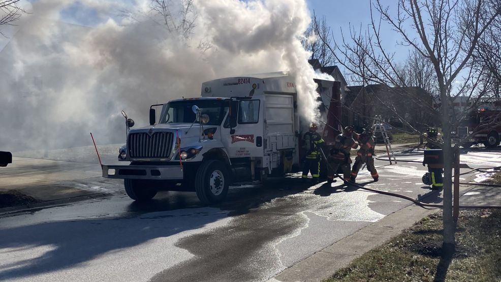 'New year, old problem': Rumpke recycling truck catches fire in Tri ...