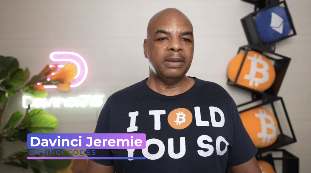 Davinci Jeremie bought Bitcoin at $1 but $100K BTC doesn’t excite him