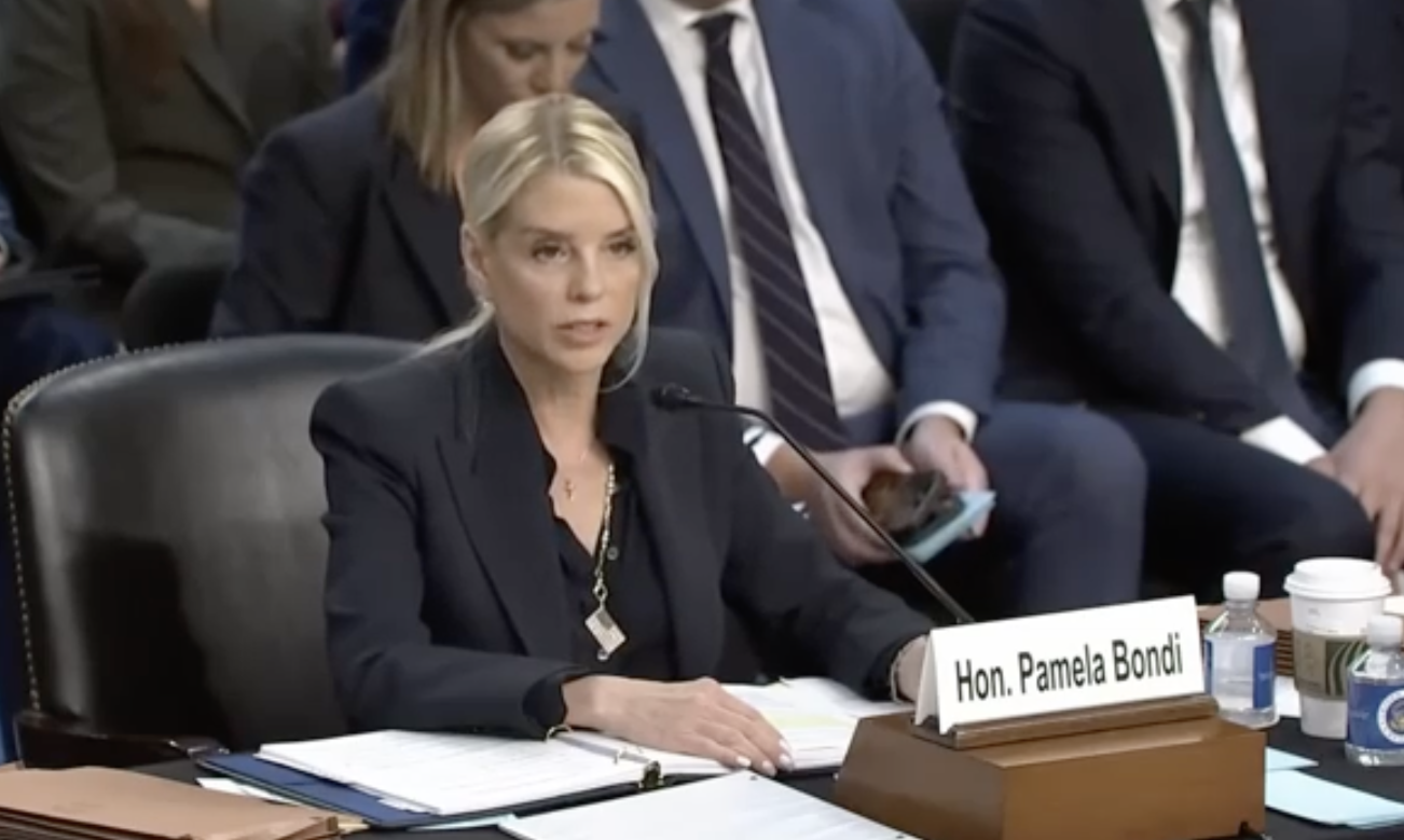 'Your party voted to shut down the federal government': Pam Bondi ...