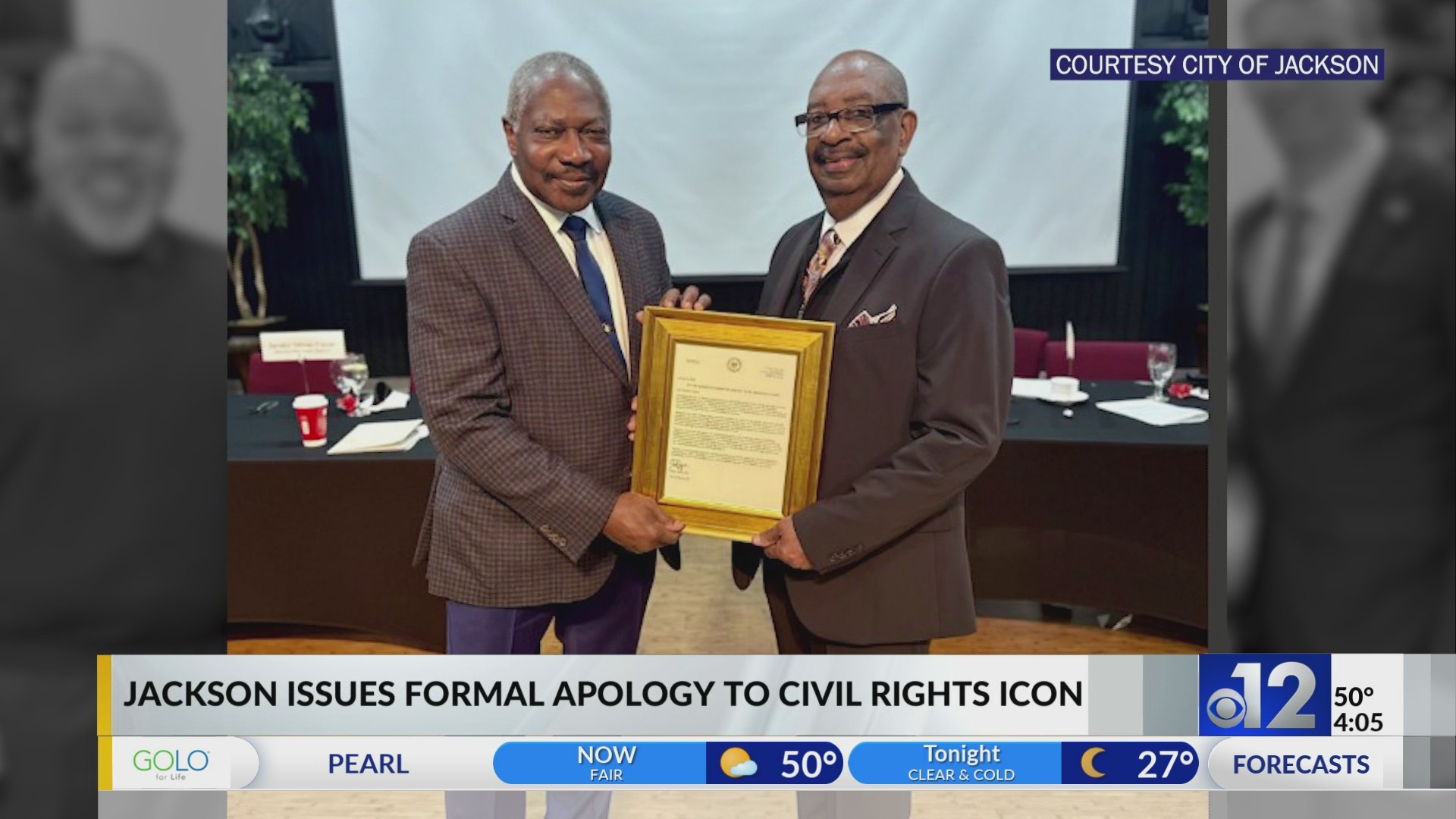Jackson issues formal apology to civil rights icon Hezekiah Watkins