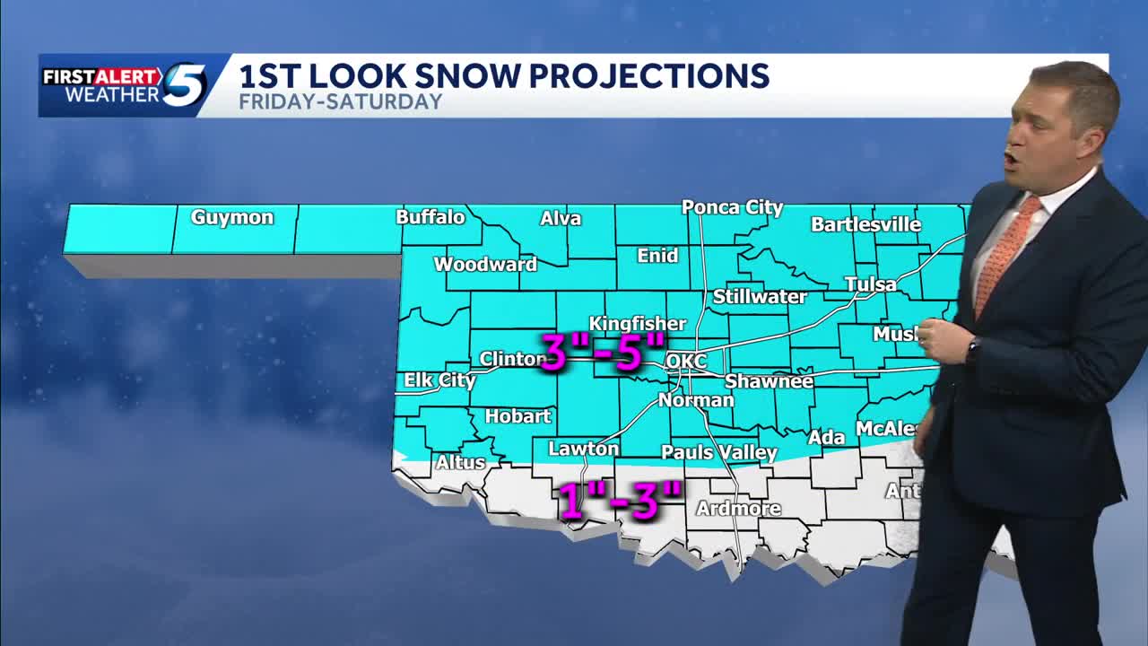 Winter storm timeline