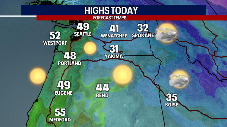 Seattle weather: Dry start to the week, rain returns next weekend