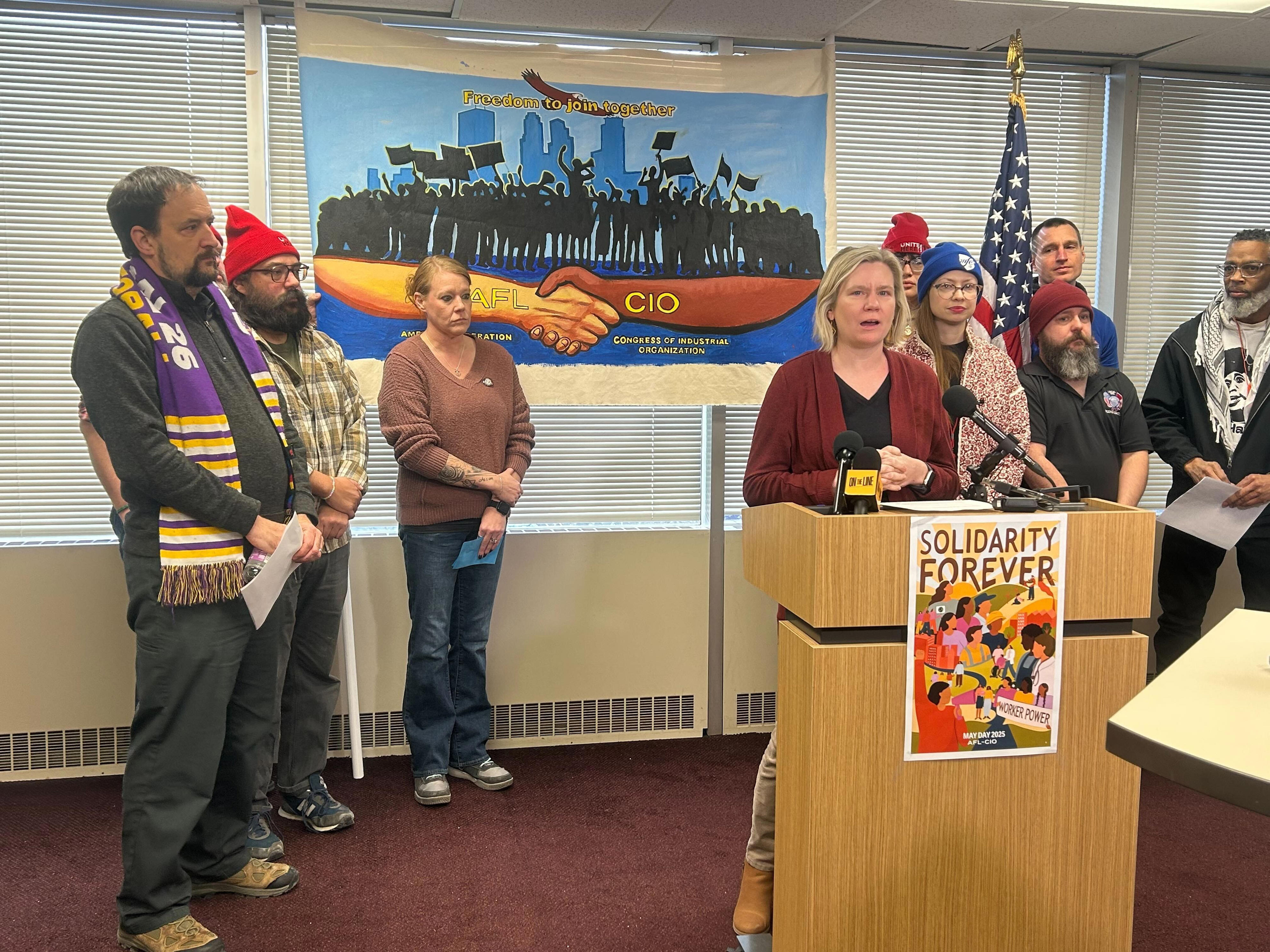 Twin Cities labor unions are endorsing a state wide protest this week