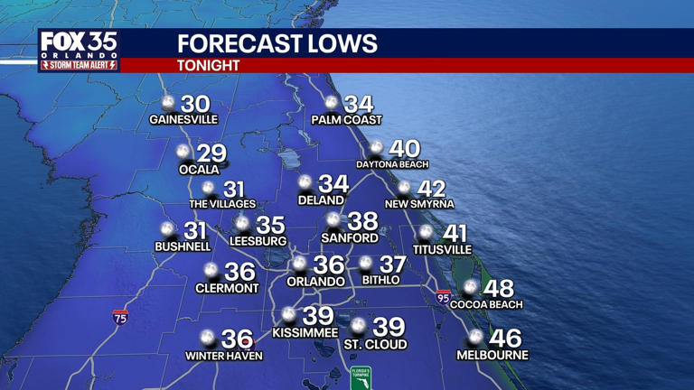 Orlando weather: Cold snap triggers Storm Team alert across Central Florida