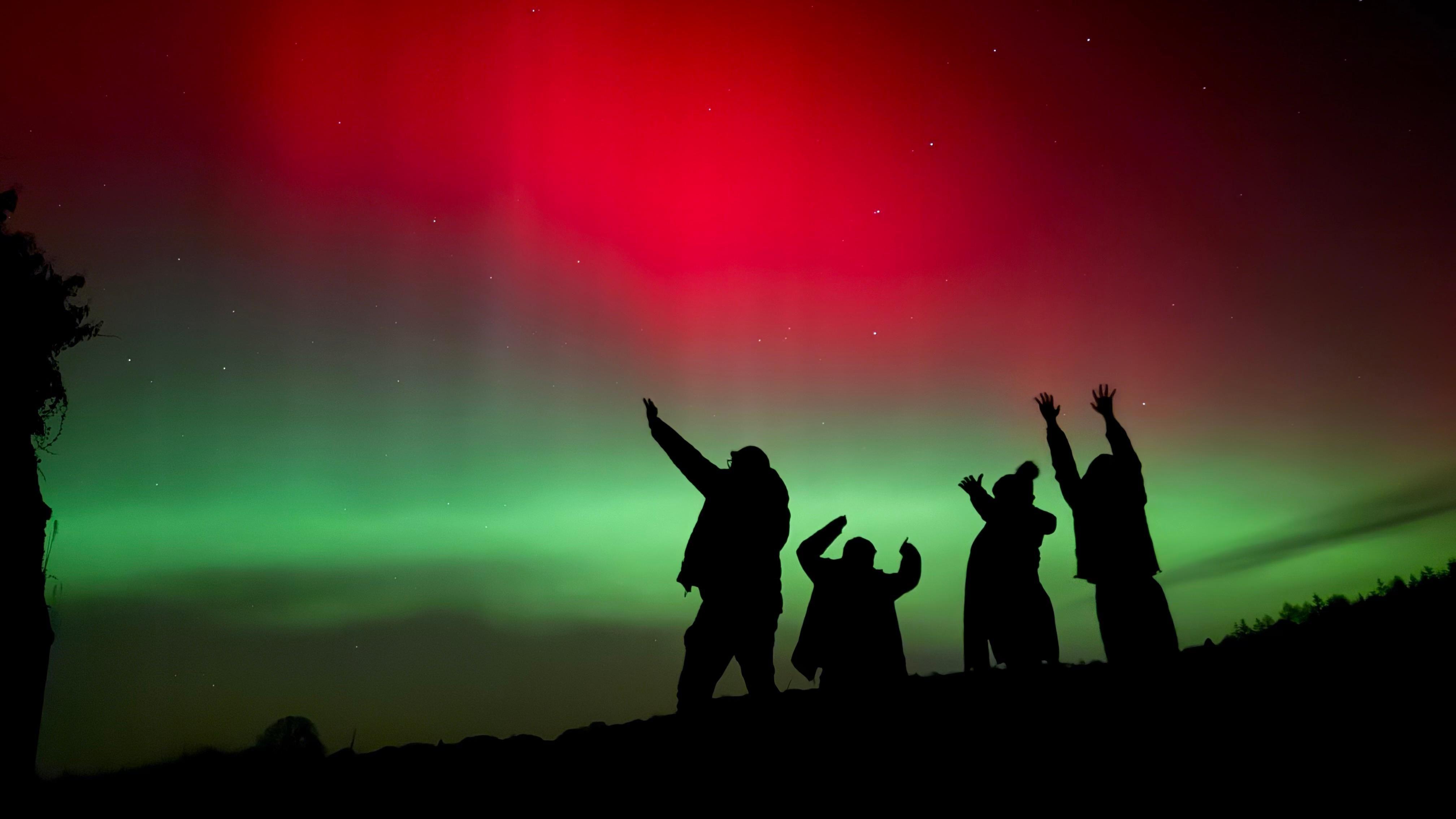 In pictures: Aurora Borealis lights up skies across Scotland