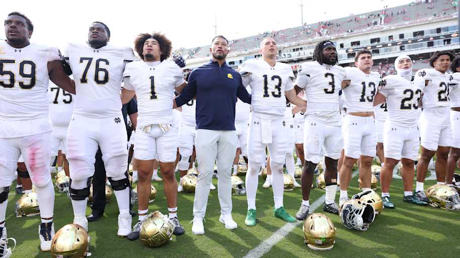 Notre Dame’s Marcus Freeman shares inspiring message to his players ...
