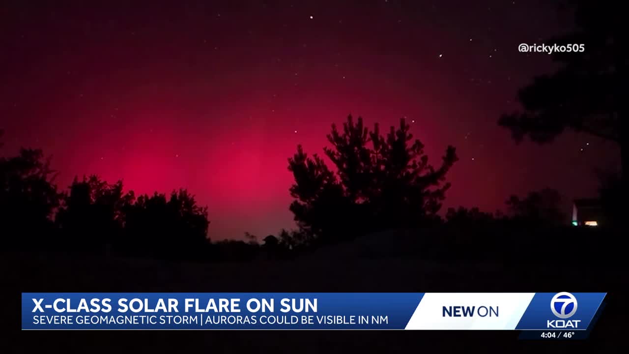 Northern lights may be visible in New Mexico