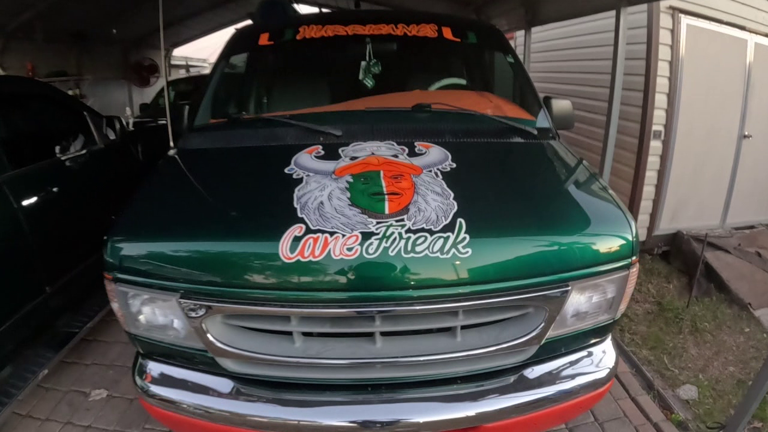 Tampa diehard 'Cane Freak' is 2025 University of Miami fan of the year